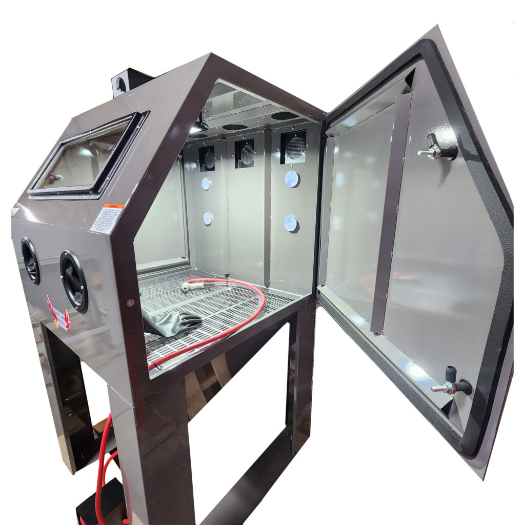 40"x72" Abrasive Sandblasting Cabinet | With Dust Collector