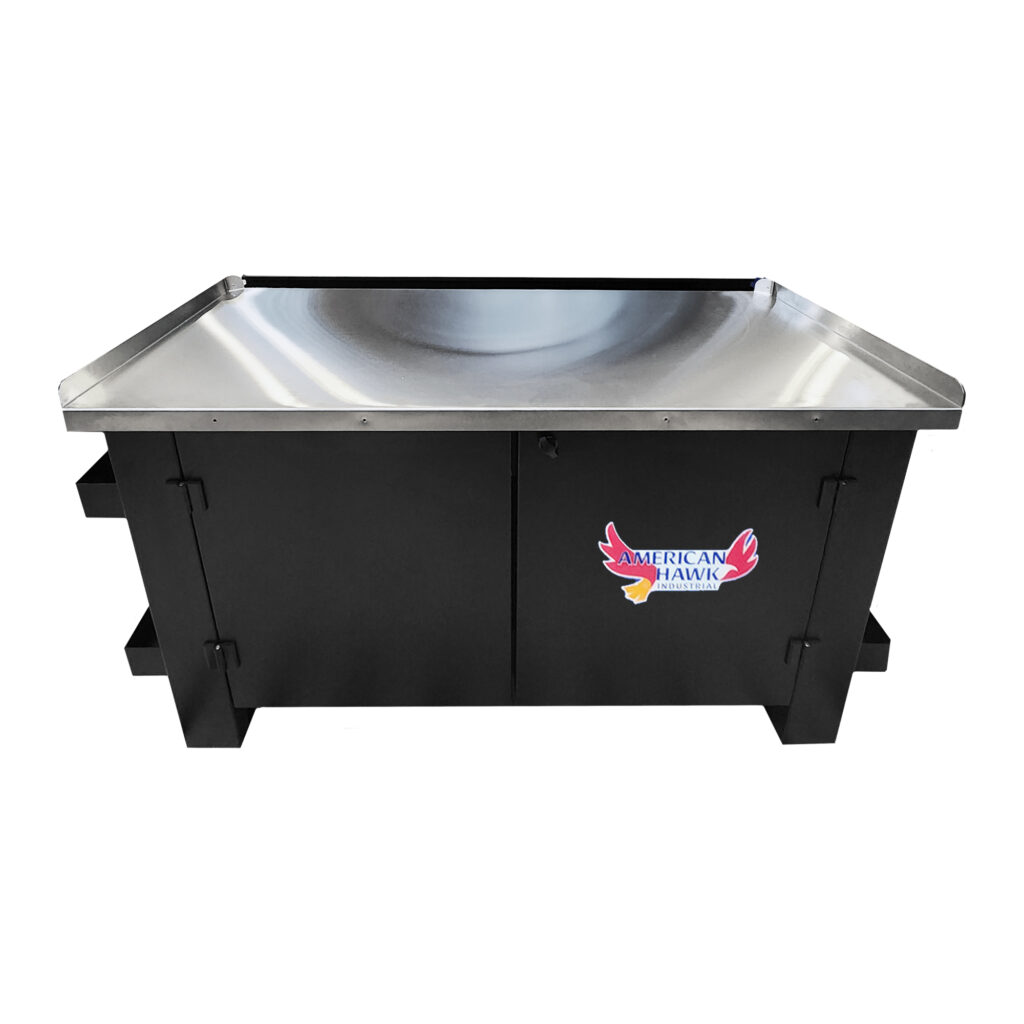 Automotive Transmission Table With Rear Trough 2000Lb Capacity