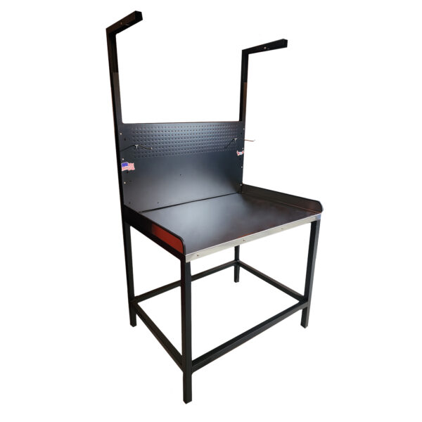 Workbench Industrial Stainless Steel with Pegboard – 42”